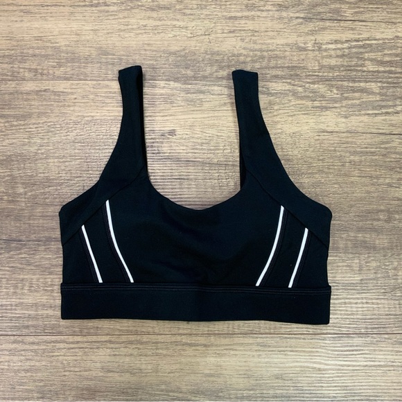 Til You Collapse | Intimates & Sleepwear | Retro Bold Sports Bra Black ...